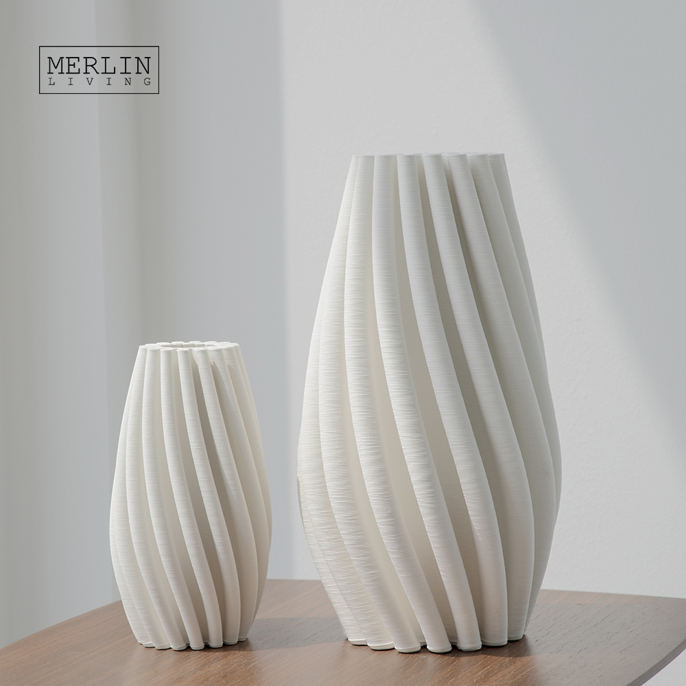 Best Merlin Living 3D Printing Rustic Clay Vase For Home Decor factory ...