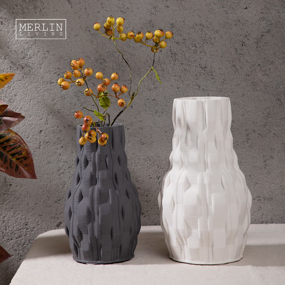 Best Merlin Living 3D Printing three dimensional dot small ceramic vase ...