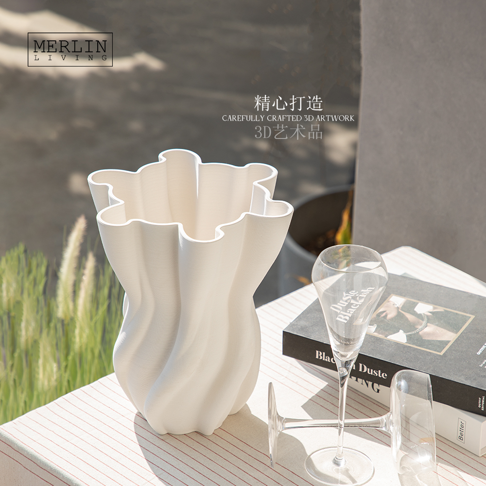 Best 3d Printing Vase Large Diameter Modern Ceramic Home Decor Merlin ...