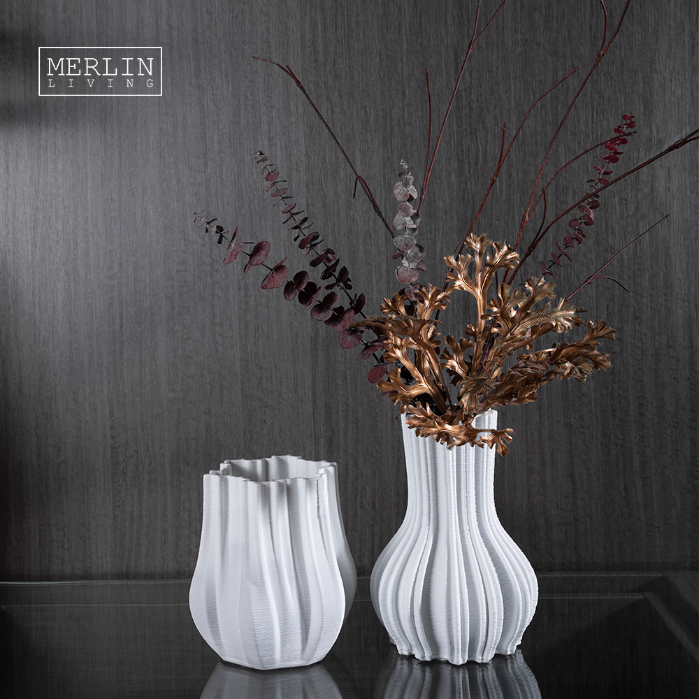 Best Merlin Living 3D printed bud ceramic Vase factory and suppliers ...