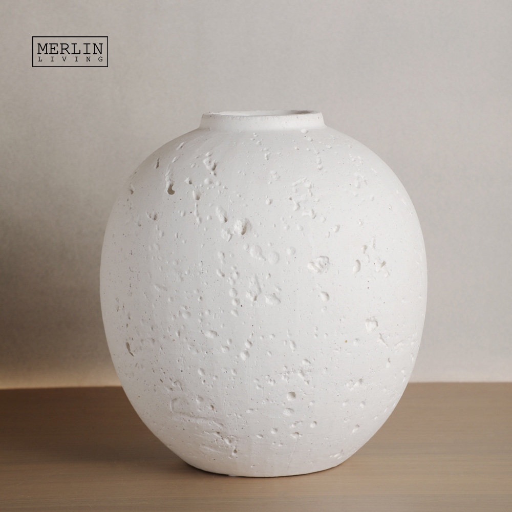 Best Merlin Living Cave stone round ball Nordic style ceramic Artstone ...