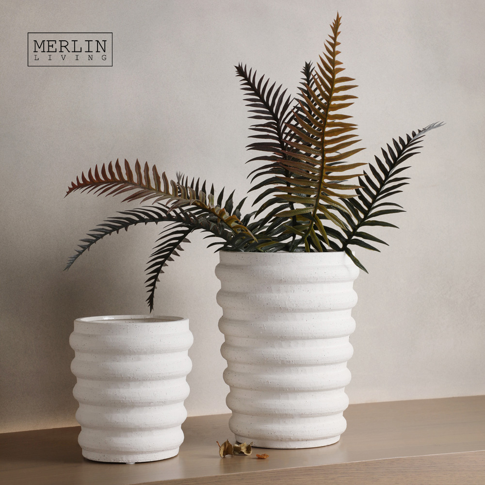 Best Merlin Living Coarse Sand Pottery Vase Decoration factory and ...