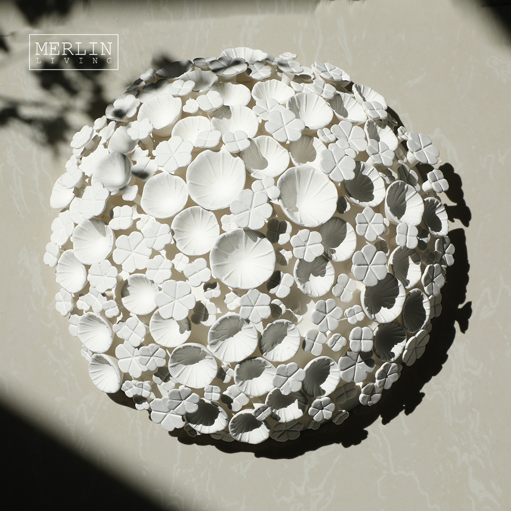 Best Merlin Living Handmade Ceramic Wall Art Round Board Hotel Decor ...